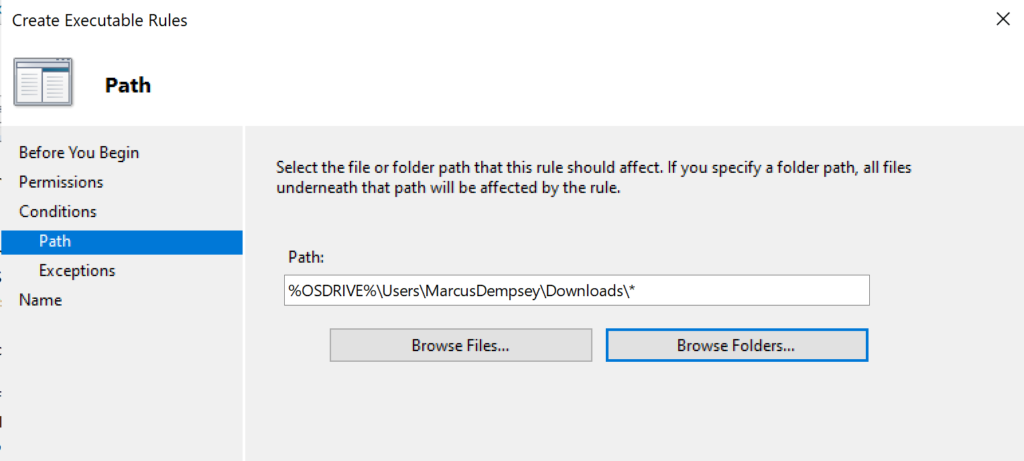 Cyber Essentials Plus – Setting up Software Restriction Policies